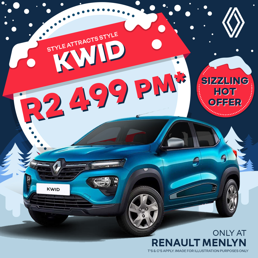 Style Attracts Style - Get the Renault Kwid from R2499 per month ...
